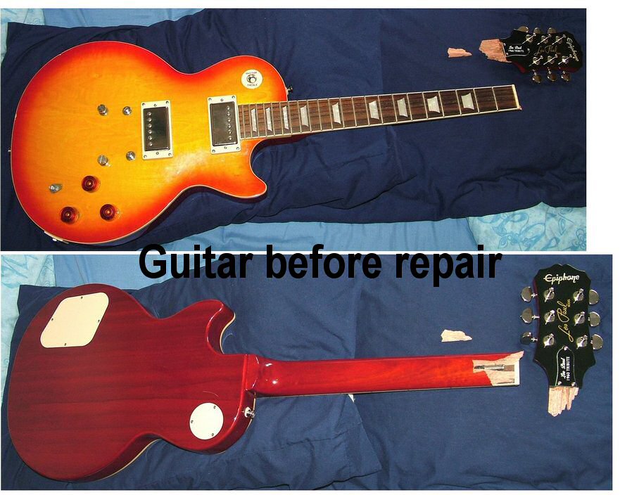 Examples of My Work - GuitarMan UK - Guitar Repairs Refrets Set-Ups